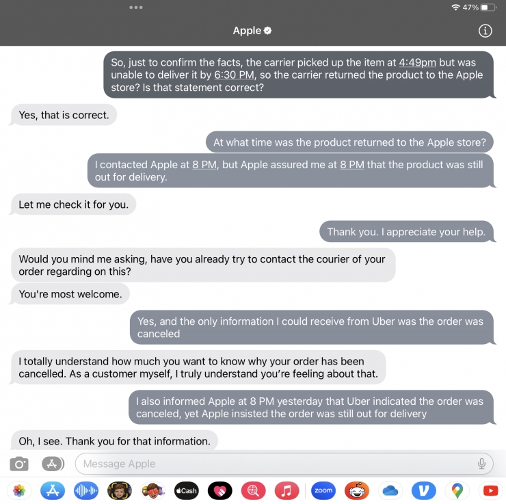 What to do when your Apple order goes wrong