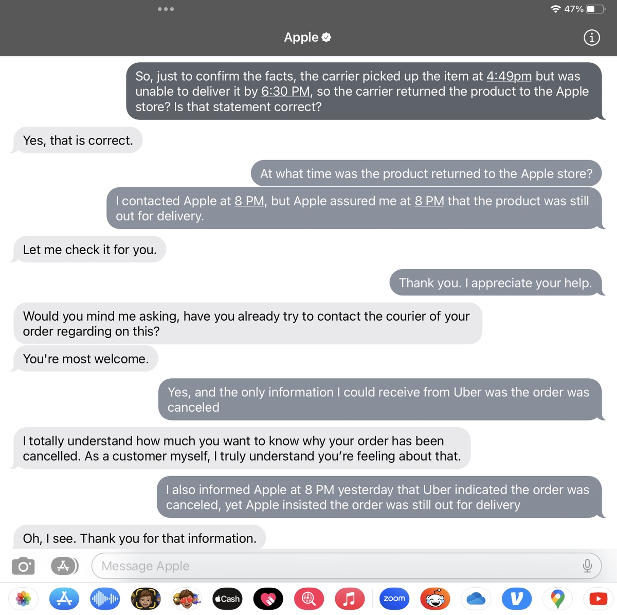 What to do when your Apple order goes wrong