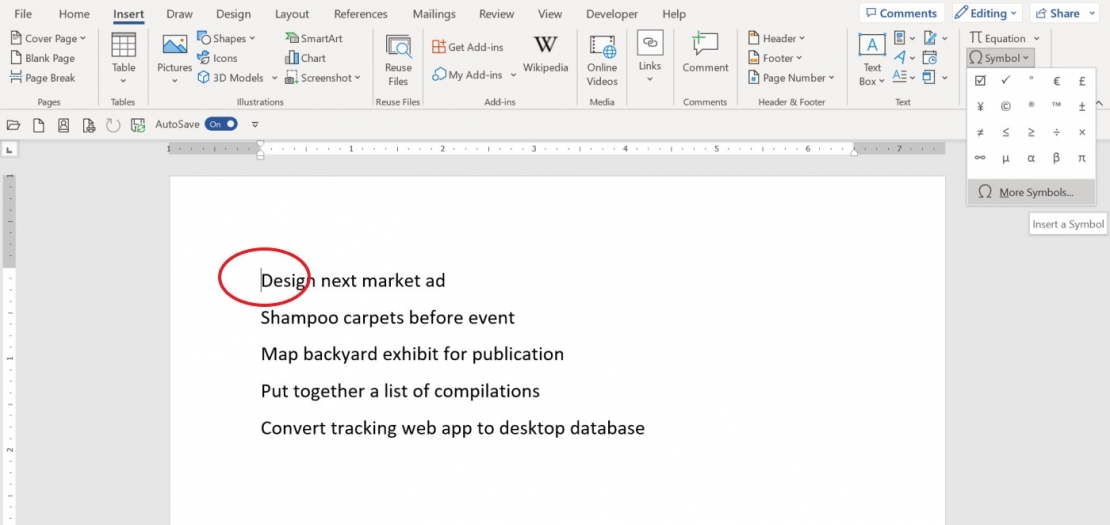 5 Ways to Insert a Checkmark Into Microsoft Office Products