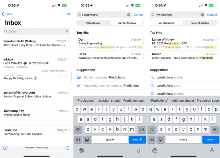 How to Search for Emails on Your iPhone or iPad | TechRepublic