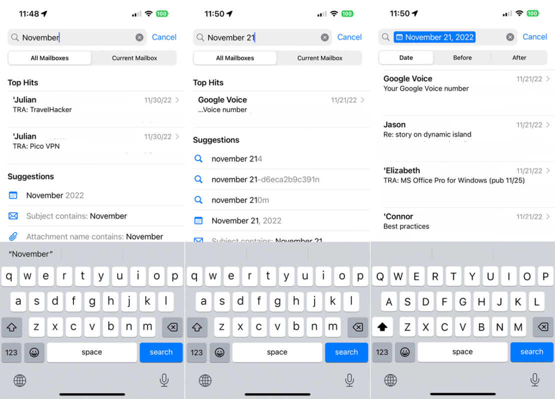 How to Search for Emails on Your iPhone or iPad | TechRepublic