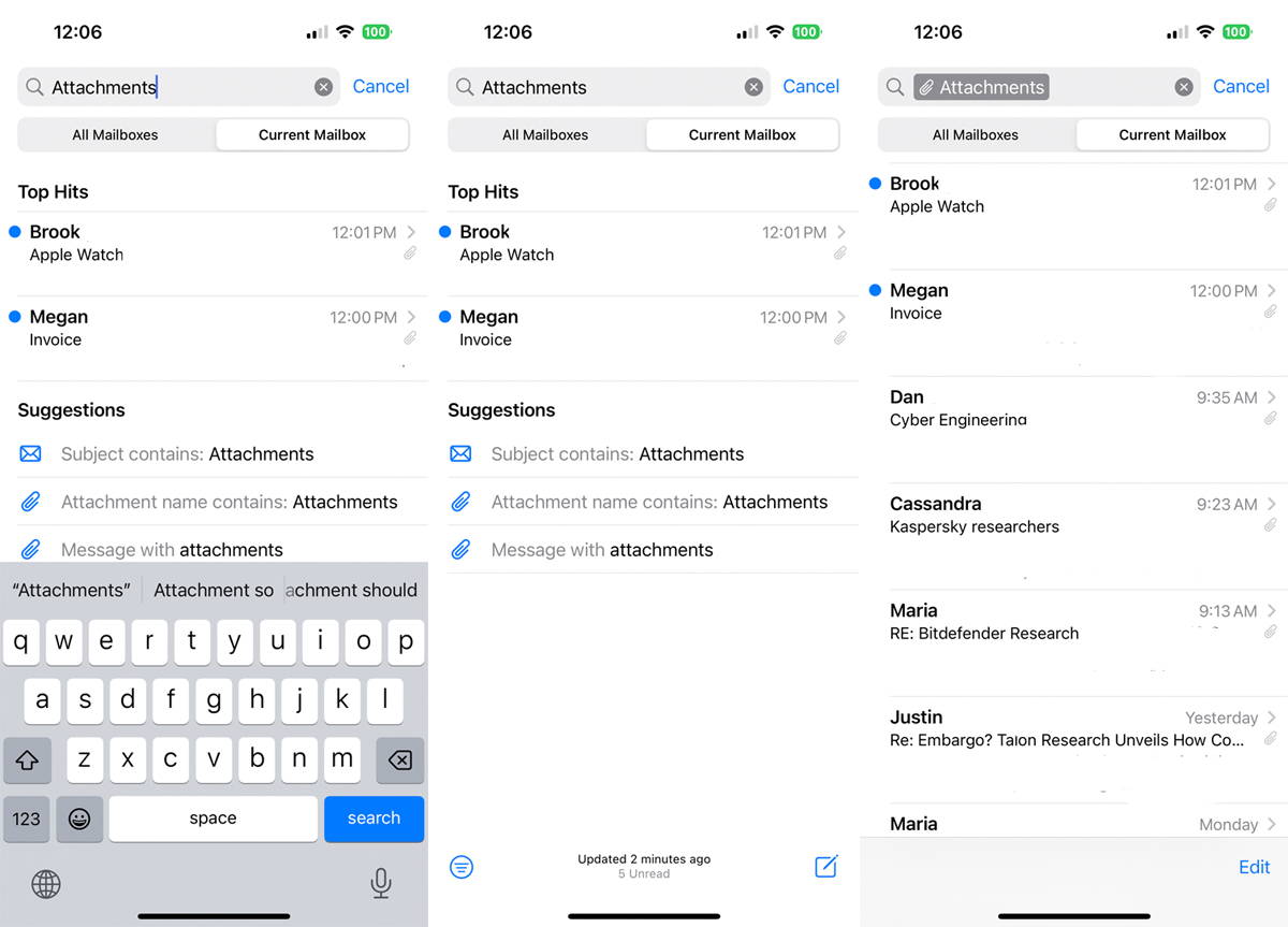 How to Search for Emails on Your iPhone or iPad | TechRepublic