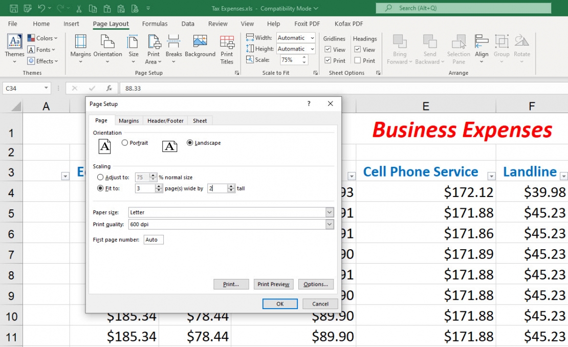 How to Print From Microsoft Excel and Avoid Printing Problems
