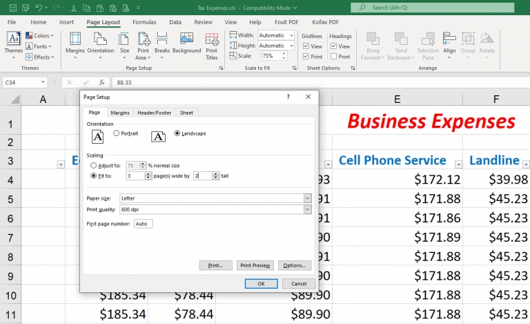 How to Print From Microsoft Excel and Avoid Printing Problems