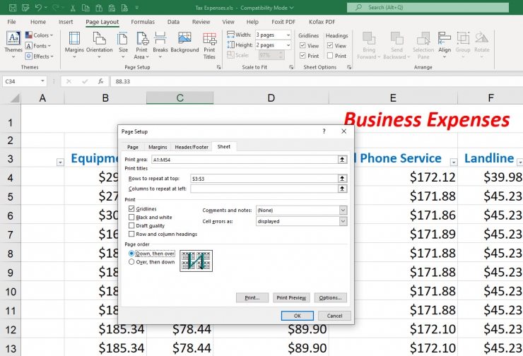How to Print From Microsoft Excel and Avoid Printing Problems