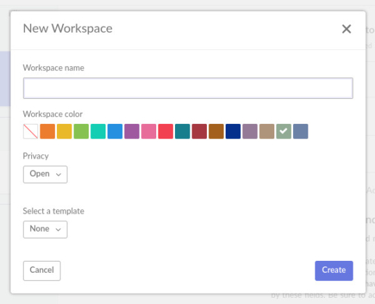 How to create a new workspace in Redbooth