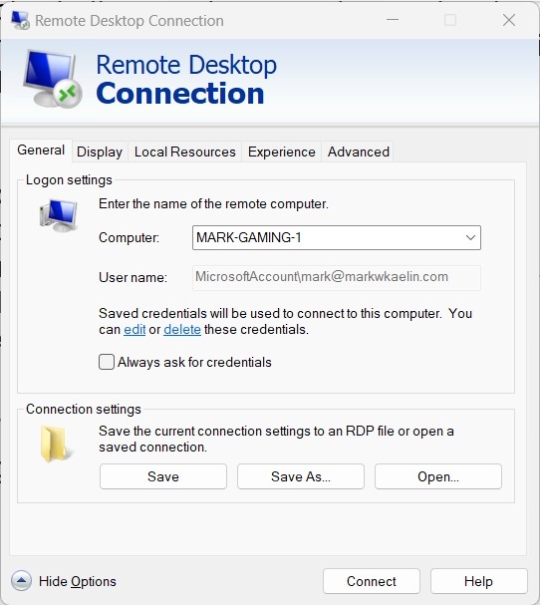 How to activate Remote Desktop Connection in Windows 11 Pro