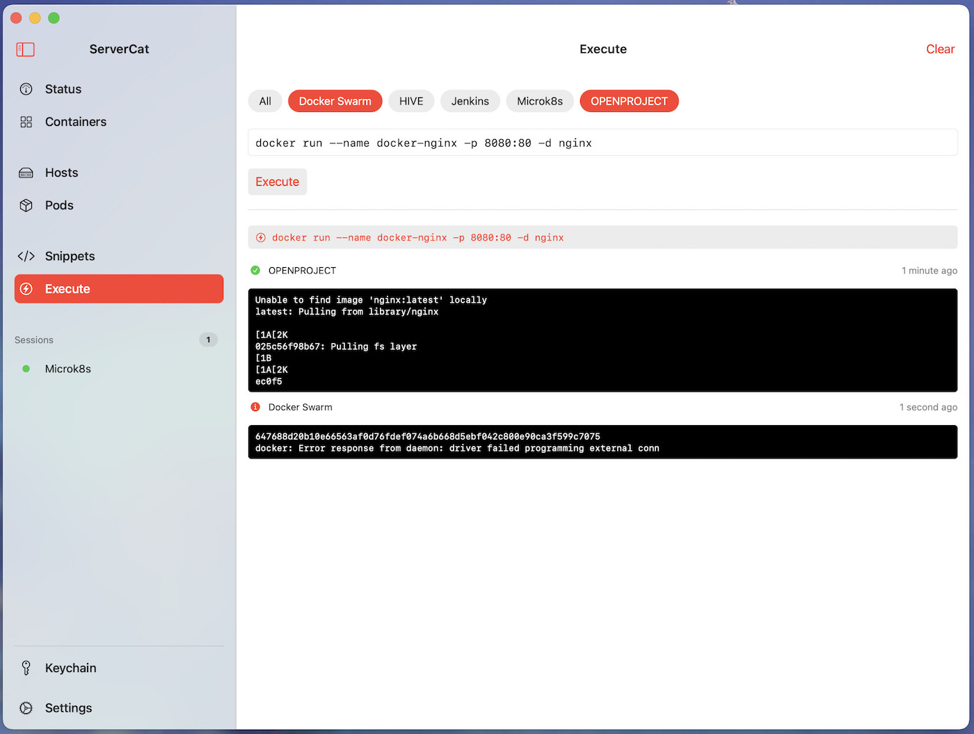 How to deploy a container to a remote Docker machine with ServerCat