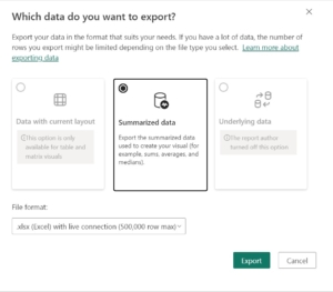 How to export Power BI to Excel (Guide with Examples)