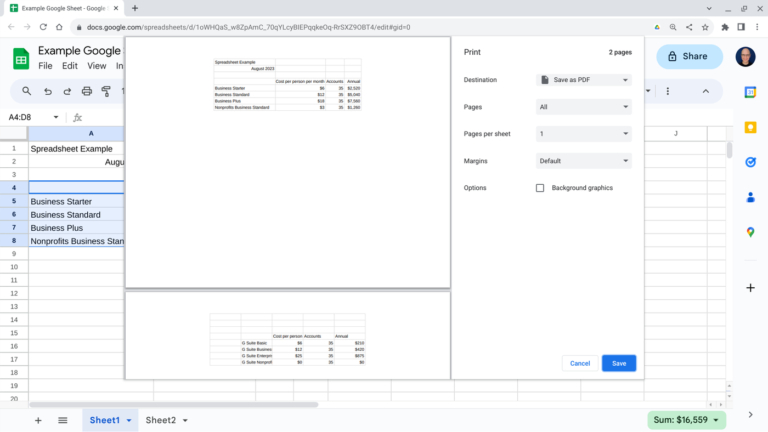 How to Set the Print Area in Google Sheets: Step-by-Step Guide
