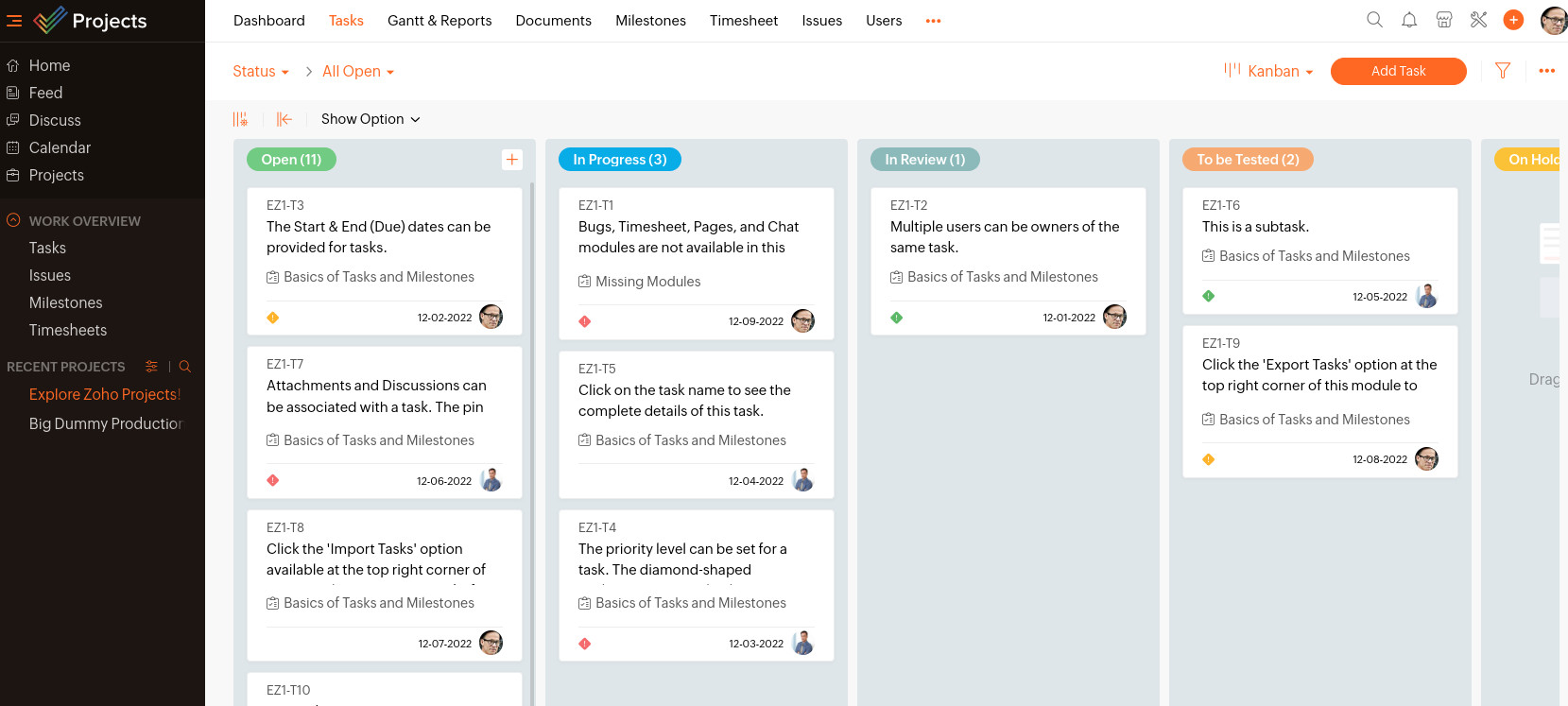 Zoho Projects is a worthy contender for your project management needs