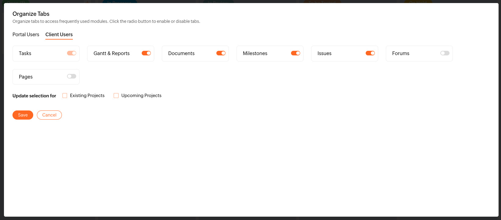 How to customize your Zoho Projects tabs for your project | TechRepublic