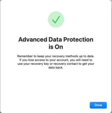 How to Resolve Errors When Enabling Apple's Advanced Data Protection