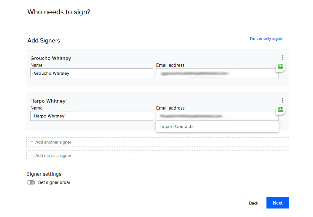 How to use Dropbox Sign to create documents for other people to sign