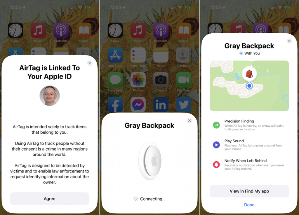 How to set up and use an Apple AirTag to track items | TechRepublic