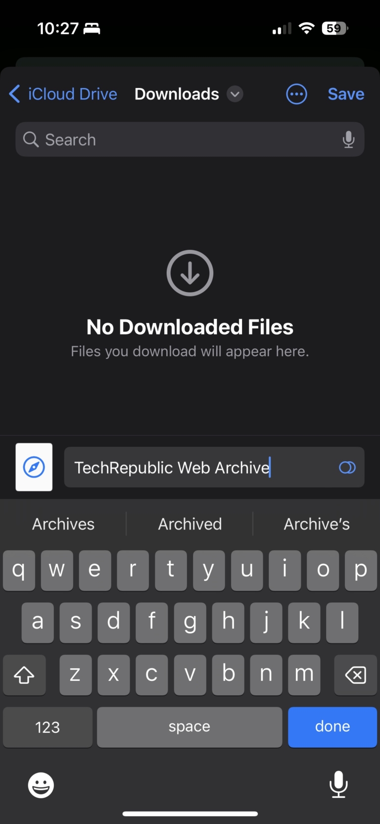 How to Rename and Tag Files When Saving in iOS 16 | TechRepublic