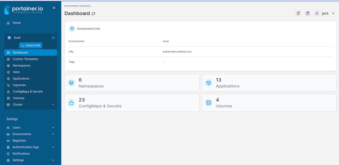 How to deploy Portainer to a MicroK8s environment