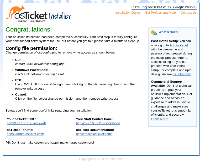 How to deploy osTicket as a powerful help desk system