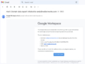 How to export Google Workspace data for your organization
