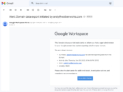 How to export Google Workspace data for your organization