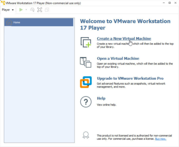 Create a Windows 11 virtual machine with VMware Workstation Player