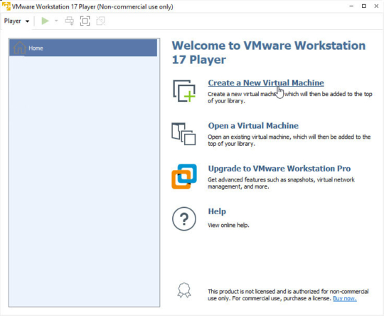 Create a Windows 11 virtual machine with VMware Workstation Player