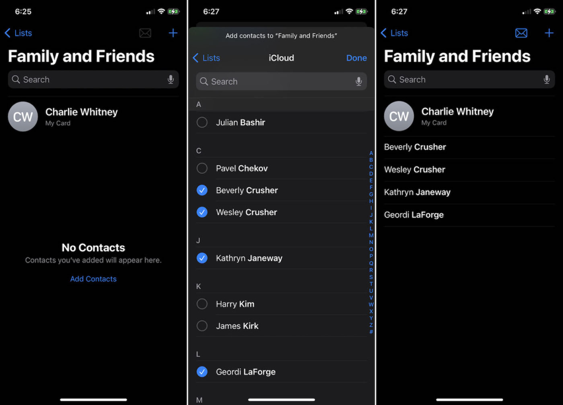 How to create and manage multiple contact lists on your iPhone