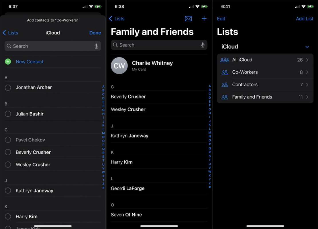 How to create and manage multiple contact lists on your iPhone