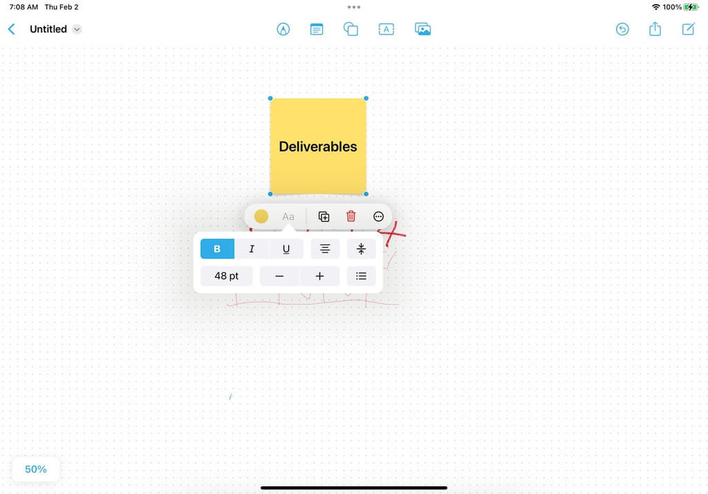 How to use the Freeform app as a virtual whiteboard on an iPhone or iPad