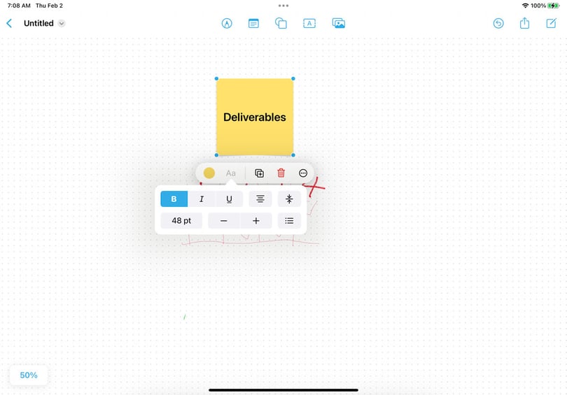 How to use the Freeform app as a virtual whiteboard on an iPhone or iPad