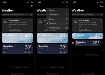 How to use the Apple Weather app on your iPhone - TechRepublic