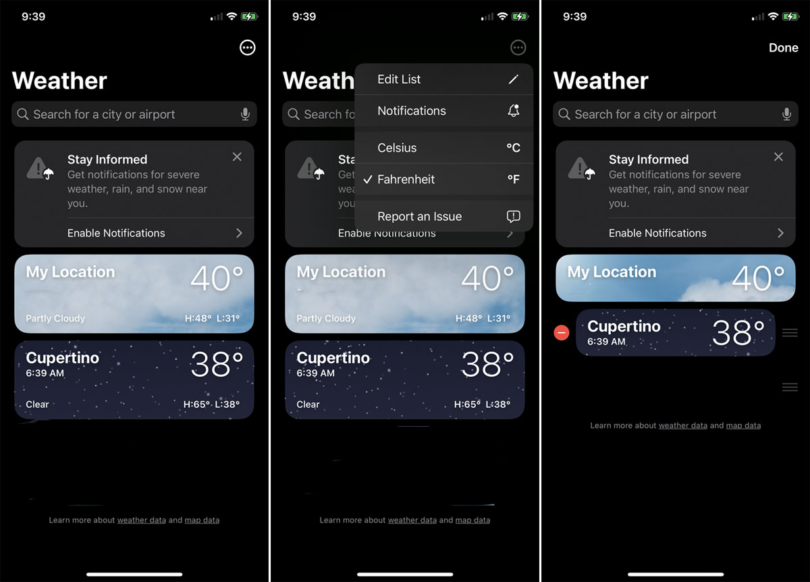 How to use the Apple Weather app on your iPhone
