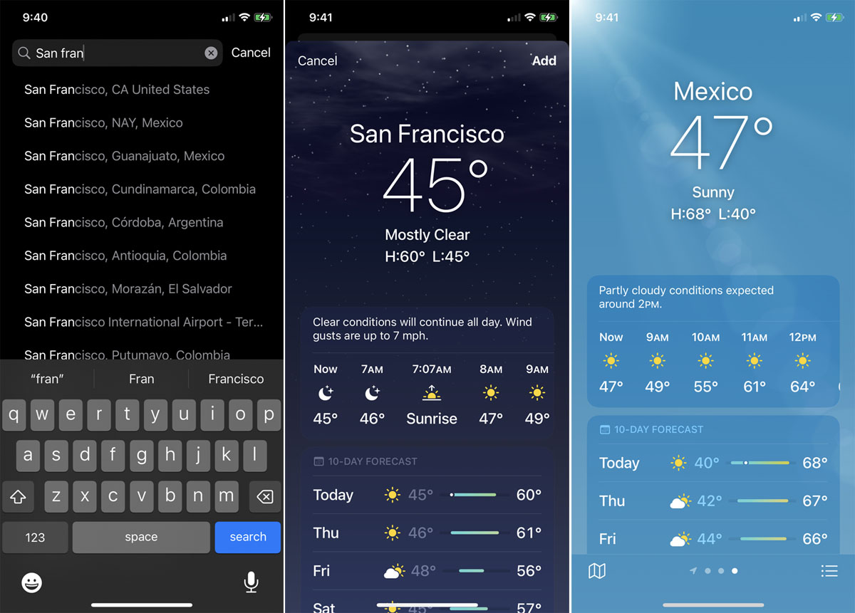 How to use the Apple Weather app on your iPhone