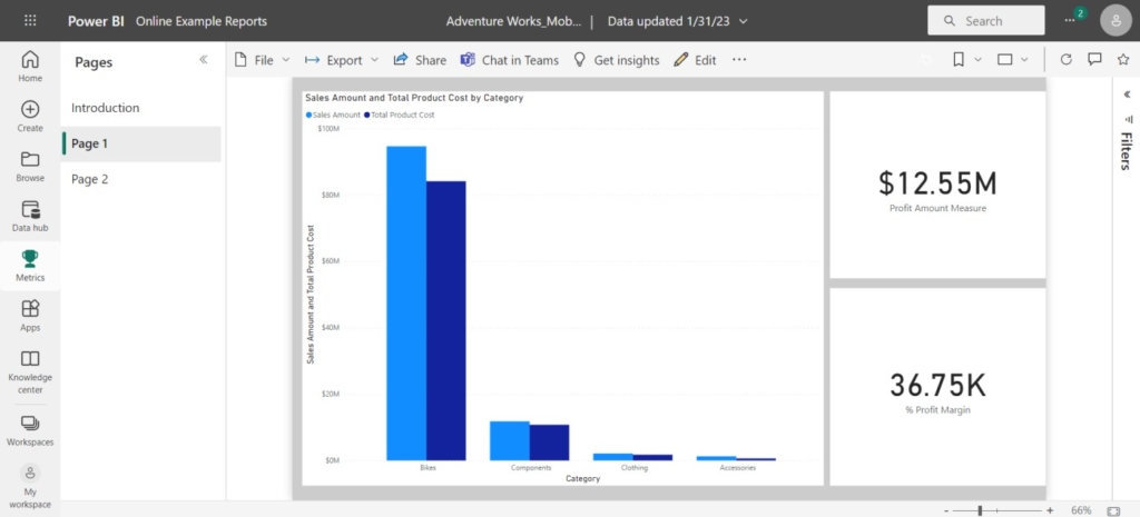 How To Design and Review Reports for Mobile Devices in Power BI