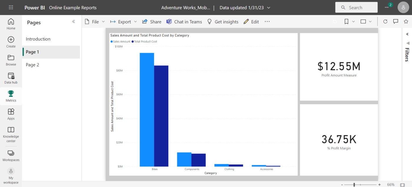 How To Design and Review Reports for Mobile Devices in Power BI