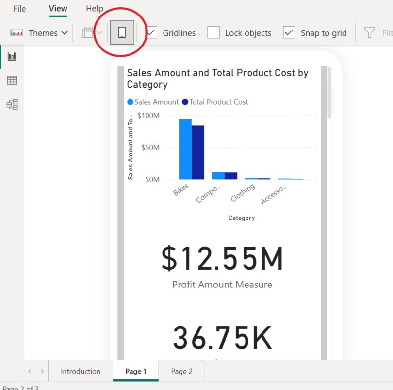 How To Design and Review Reports for Mobile Devices in Power BI