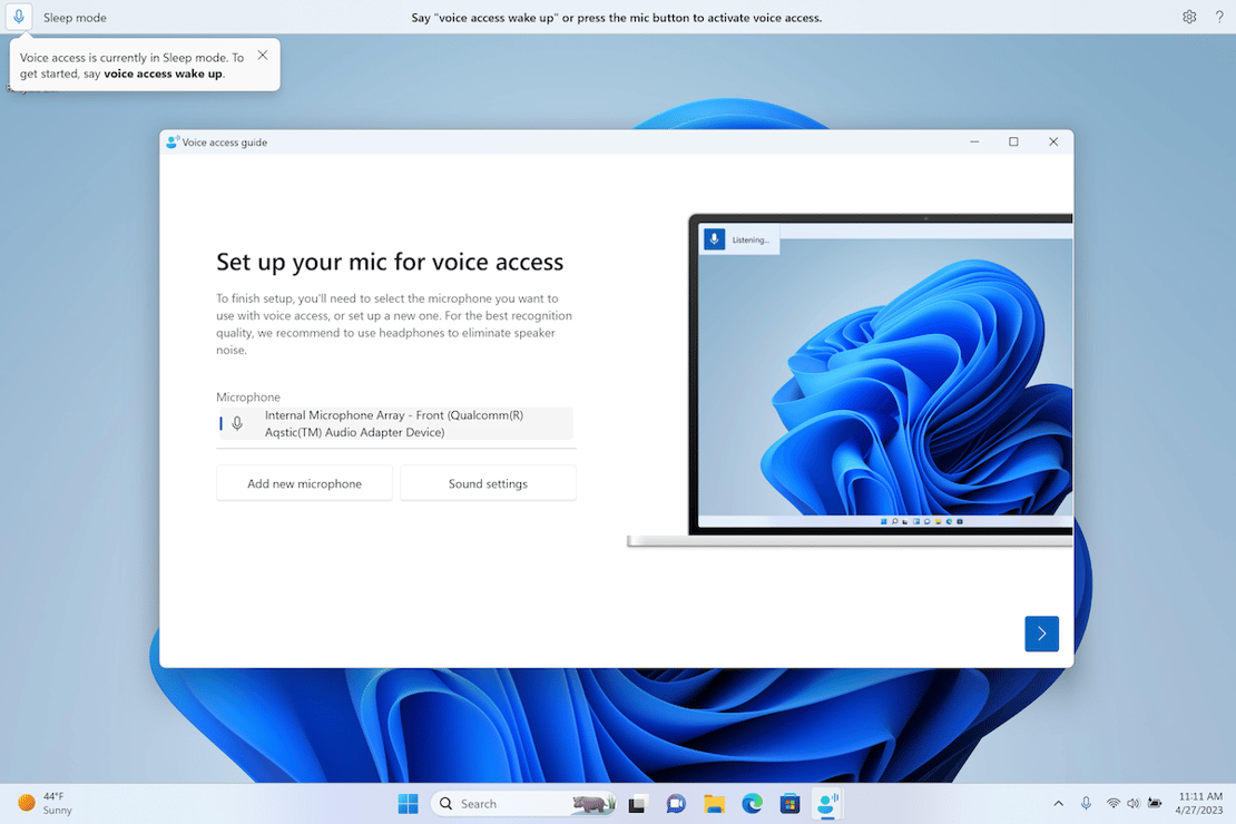 Windows 11 update brings Bing Chat into the taskbar