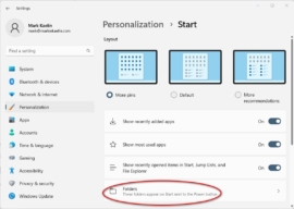 How to add quick access icons to the Start Menu in Windows 11 ...