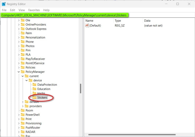 How to enable Stickers on the Desktop in Windows 11 22H2
