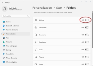 How to add quick access icons to the Start Menu in Windows 11 ...