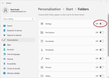 How to add quick access icons to the Start Menu in Windows 11 ...