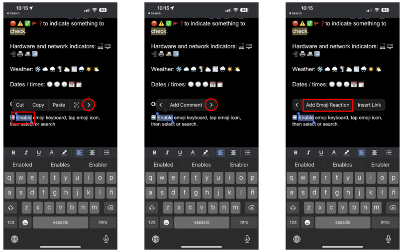 How to add emoji in Google Docs