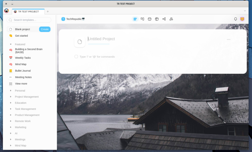 How to create a mind map in Taskade