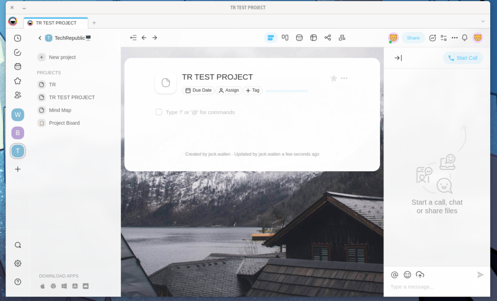 How to create a mind map in Taskade