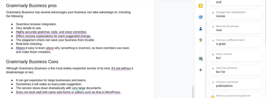 Grammarly Business Review: Cost, Features, Pros & Cons
