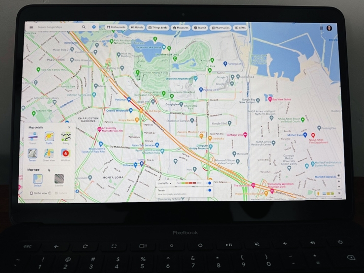 How to make the most of maps on a Chromebook