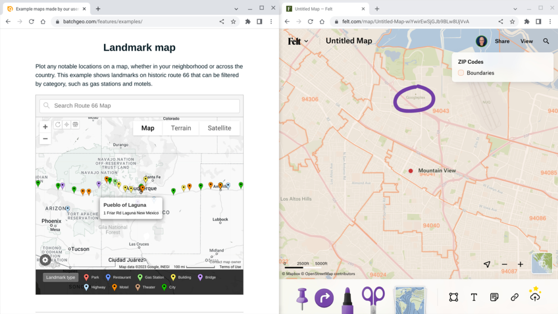 How to make the most of maps on a Chromebook