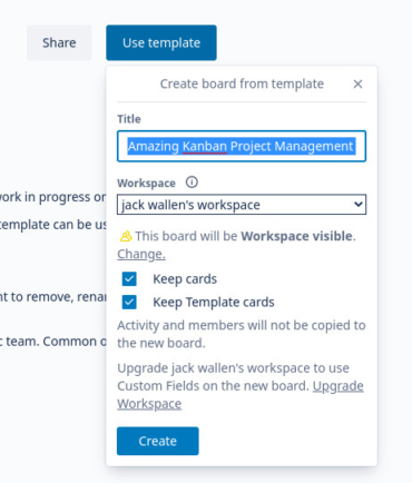 Try this amazing Trello project management template