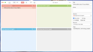 How to use Focus Matrix, a simple tool for managing your tasks