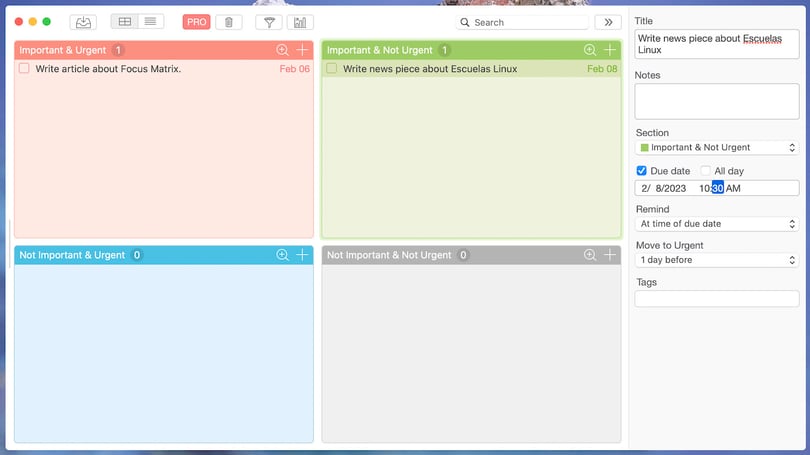 How to use Focus Matrix, a simple tool for managing your tasks